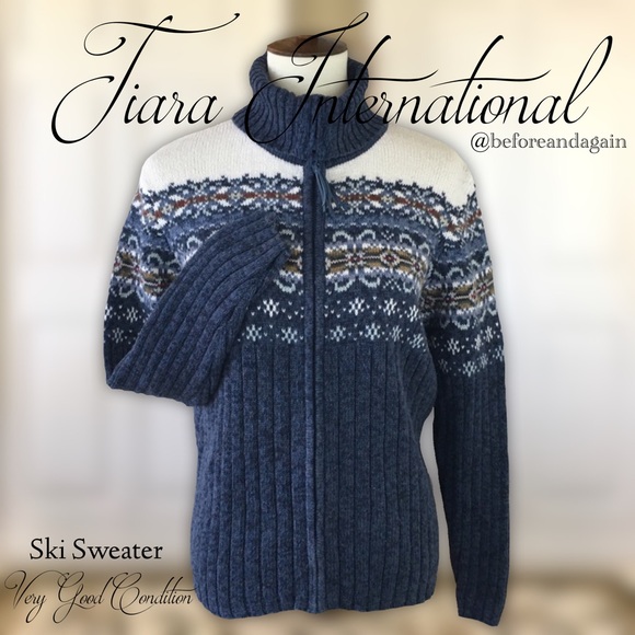 Tiara International | Sweaters | Ski Sweater By Tiara International ...